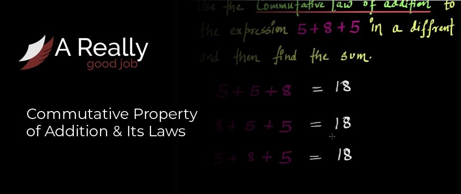 Commutative Property Of Addition Its Laws